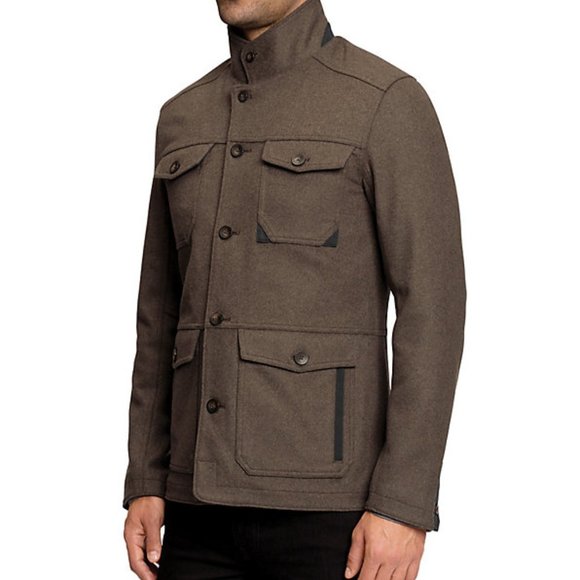 Nau | Jackets & Coats | Nau Transporter Brown Wool Military Field ...
